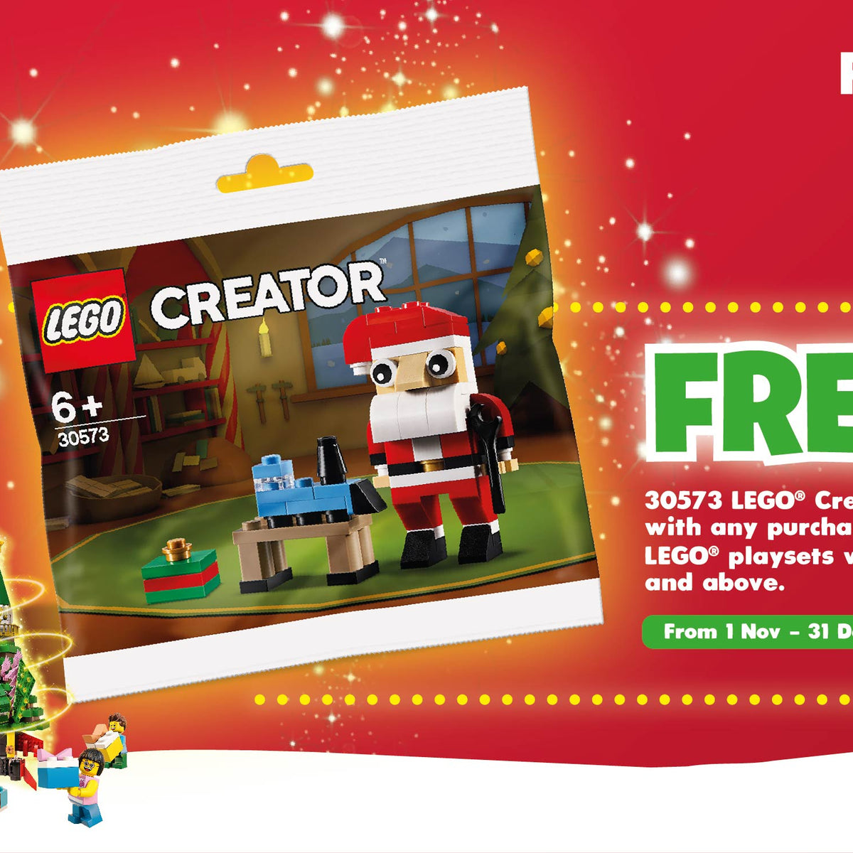 LEGO GWP Campaign for Christmas – De Toyz Shop