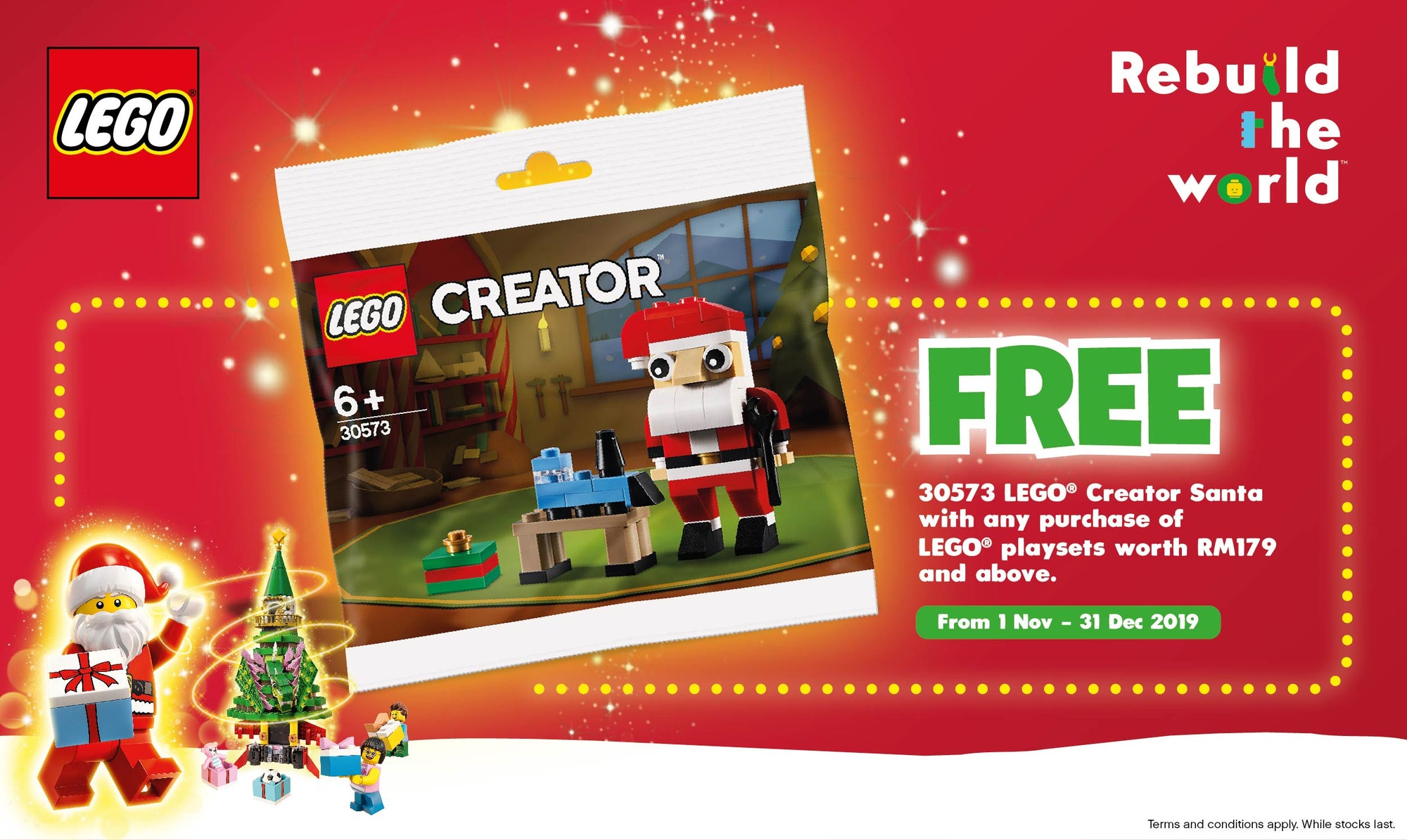 LEGO GWP Campaign for Christmas – De Toyz Shop