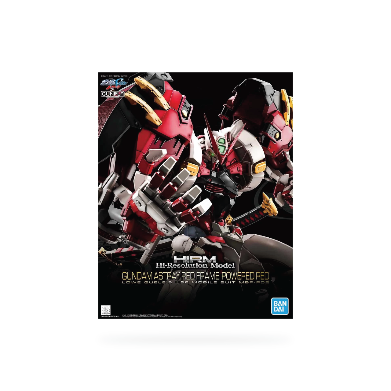 High-Resolution Model 1/100 Gundam Astray Red Frame Powered Red – De ...