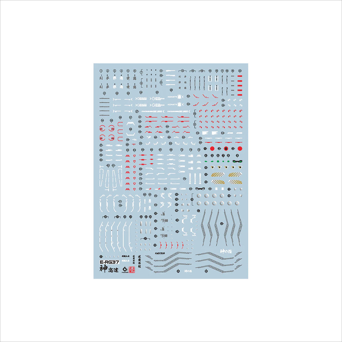 EVO Gundam Decal RG God Gundam – De Toyz Shop