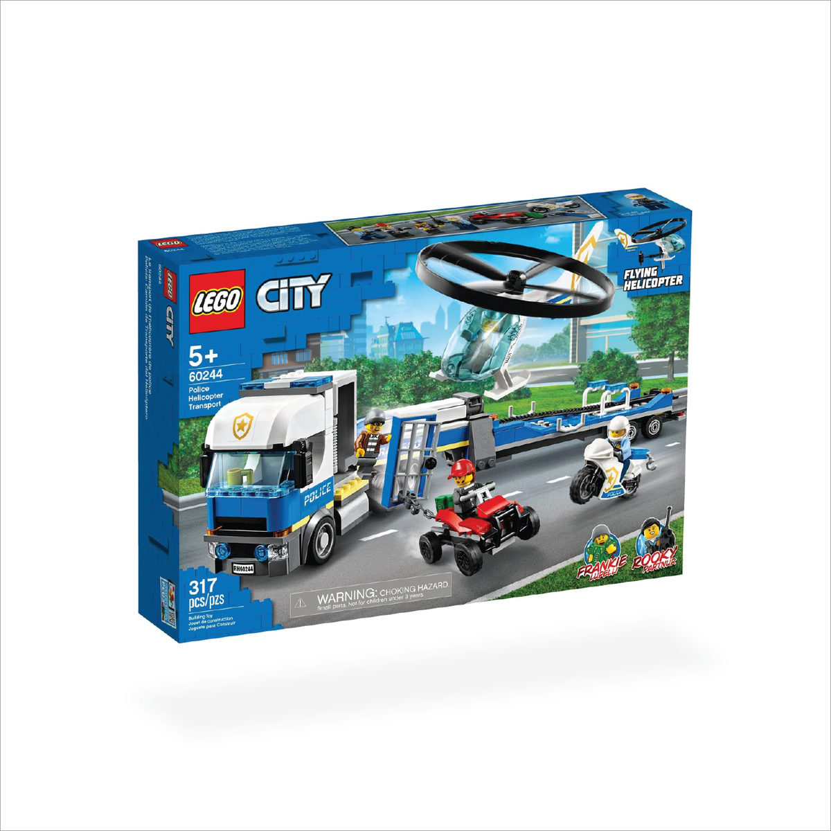LEGO 60244 Police Helicopter Transport – De Toyz Shop